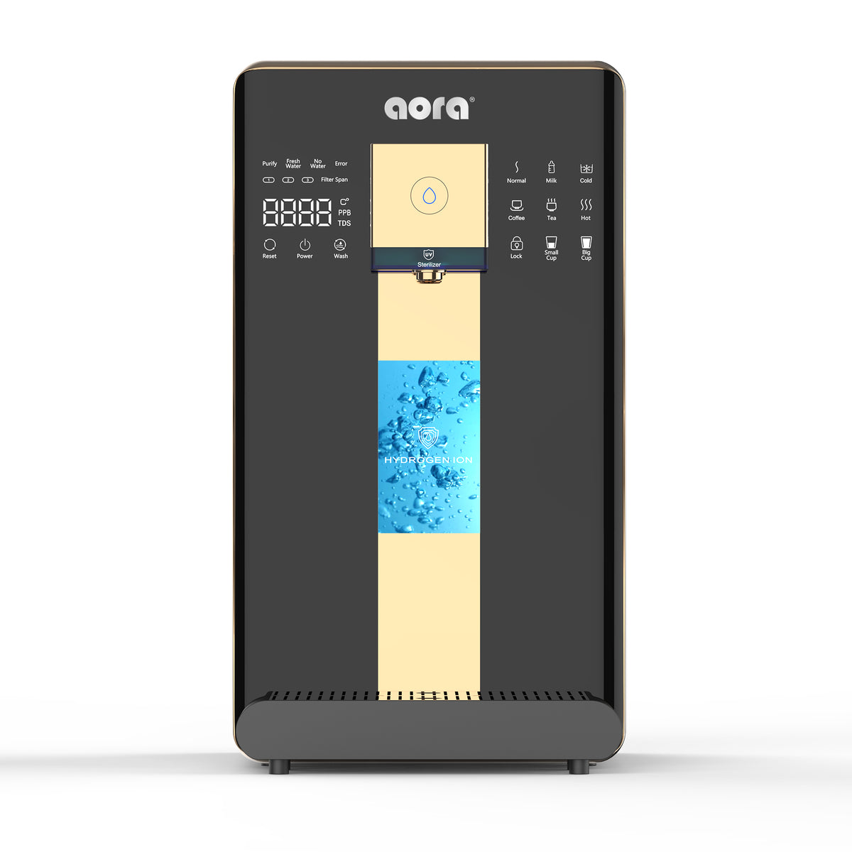 AORA Auftisch-Umkehrosmoseanlage mit Wasserstoff-Ionisator und Heißwas ...